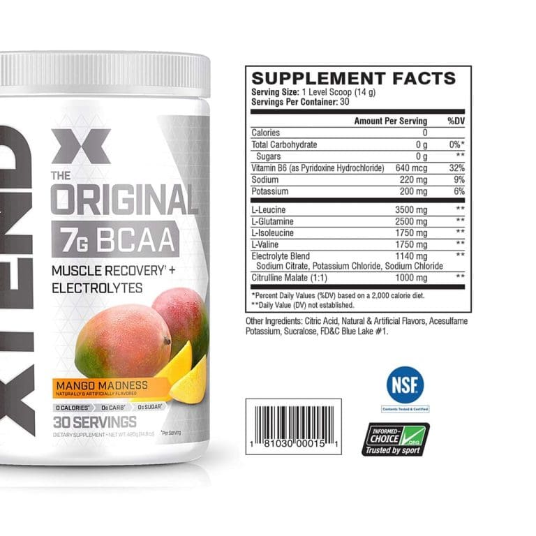 BCAA XTEND ORIGINAL 30 SERVICIOS - Suplextreme