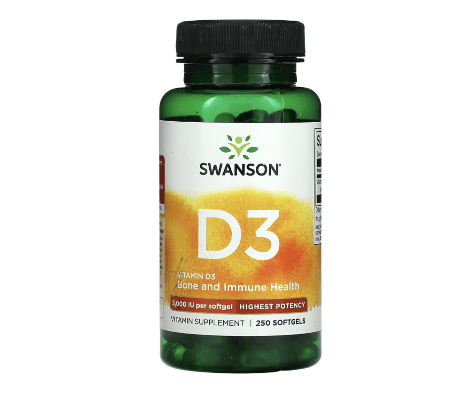 Vitamina D3 de Sanwson (250 Softgels) - Suplextreme